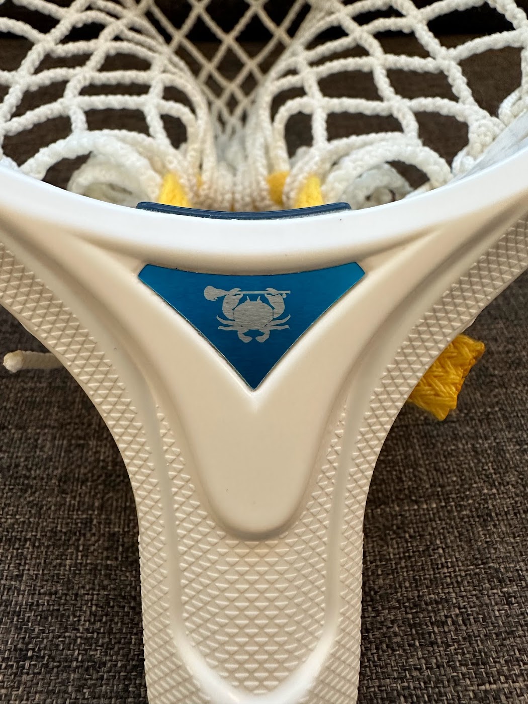 Brand New Custom Strung ECD Impact Goalie Head with ECD Impact Mesh ...