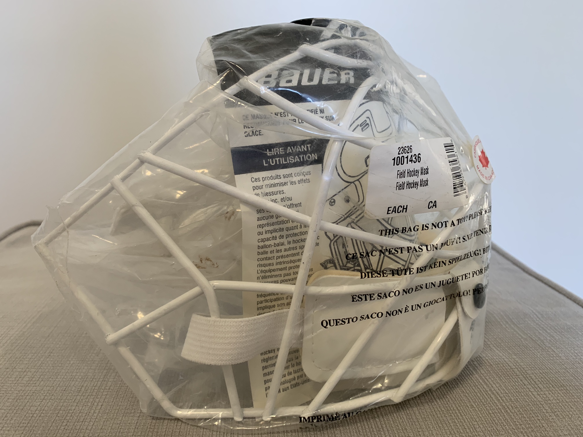 NEW Bauer HM30 Goalie Combo Cage Vintage Cooper Osgood Cloutier Etc ...