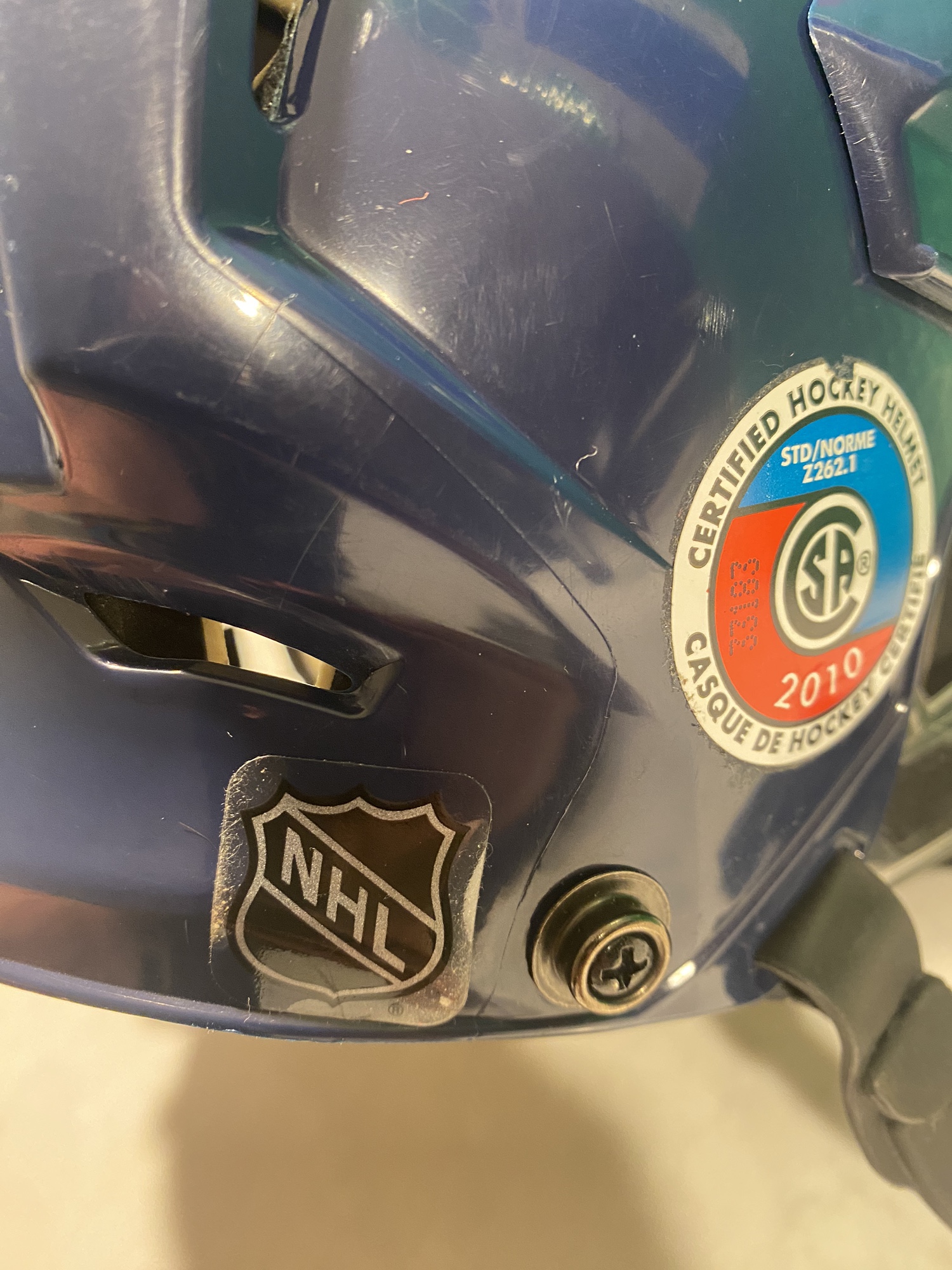 Used Small CCM Pro Stock Vector V08 Helmet | SidelineSwap