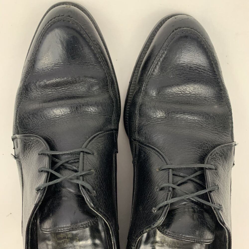 Rare Vintage Freeman Bootmaker Guild Black Oxford Lace Up Dress Shoes ...