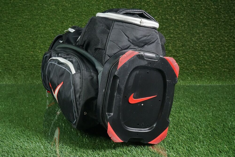 NIKE M9 14-WAY INDIVIDUAL 14 DIVIDER GOLF CART BAG, BLACK / RED ...