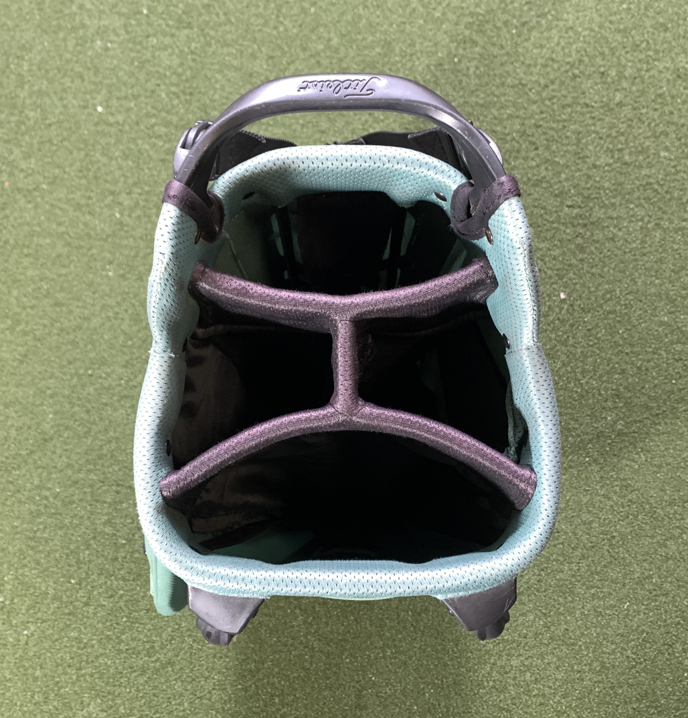 Titleist Players 4 Stand Bag Green 4-Way Divide Single Strap Golf Bag ...