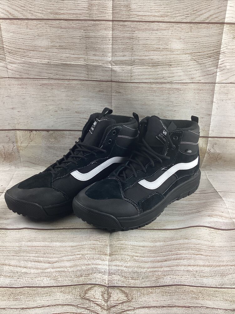 Vans UltraRange EXO Hi MTE 1 Shoes Mens 10.5 Black White Primaloft ...