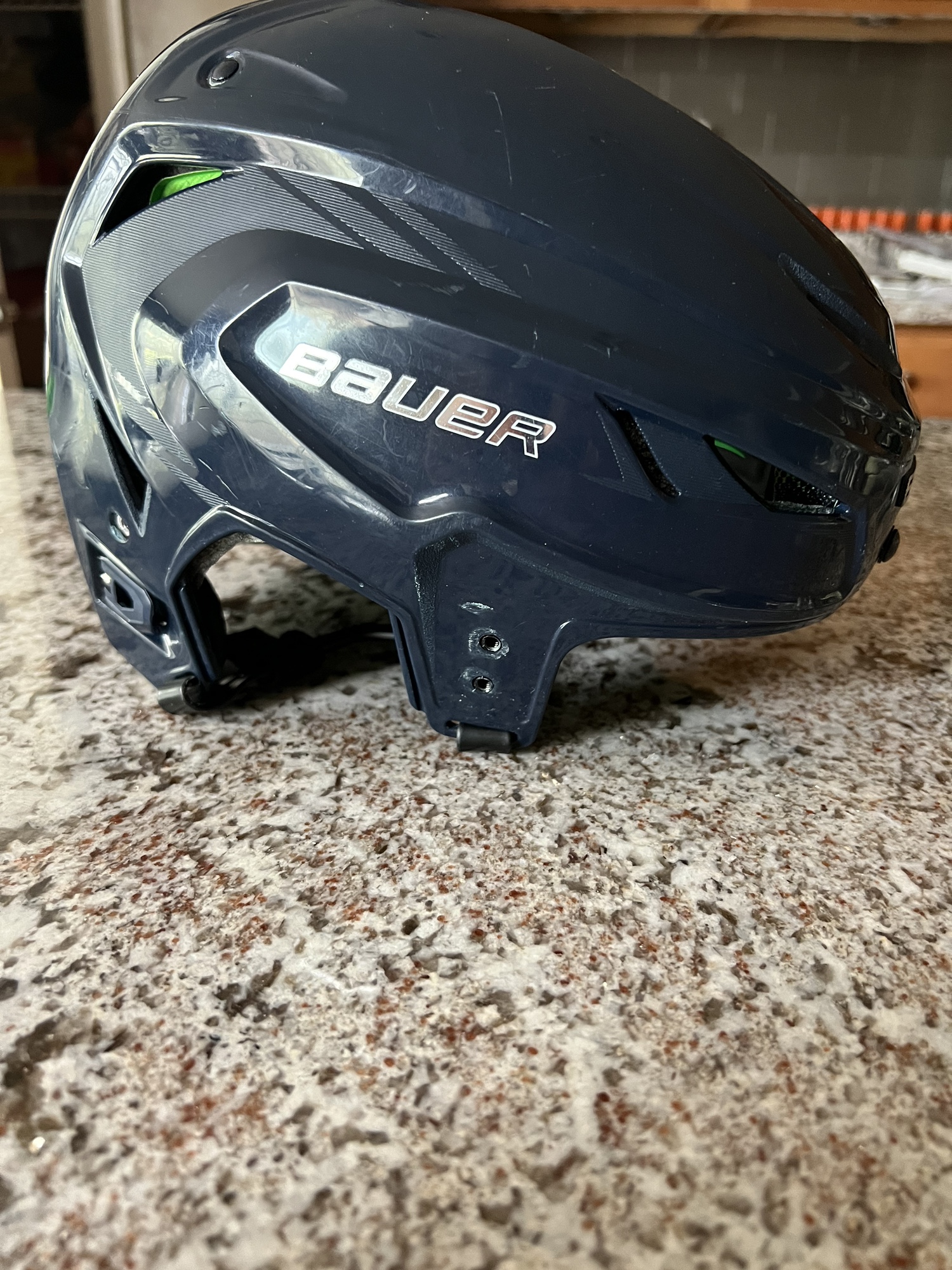 Bauer Hyperlite Helmet Navy Blue | SidelineSwap