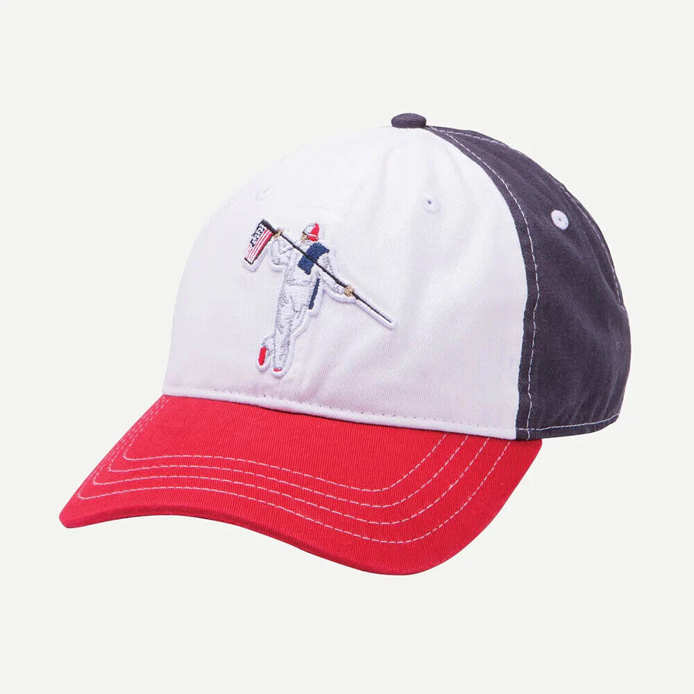 ANDERSON ORD Street Adjustable Golf Hat NEW Men's USA Red White Blue ...