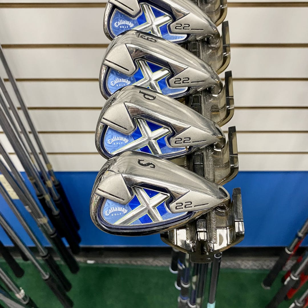 Used Callaway X-22 Women's Right Iron Set 5i-sw Ladies Flex Graphite ...