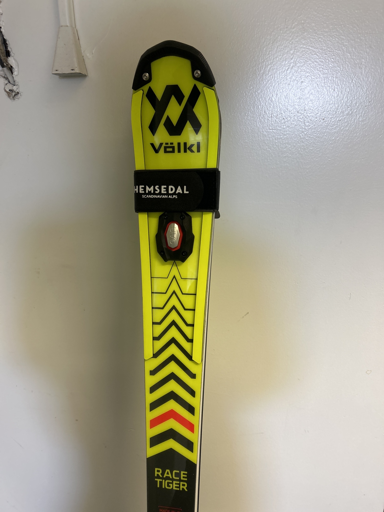 New 2022 Racing Racetiger SL Skis + Marker Binding | SidelineSwap