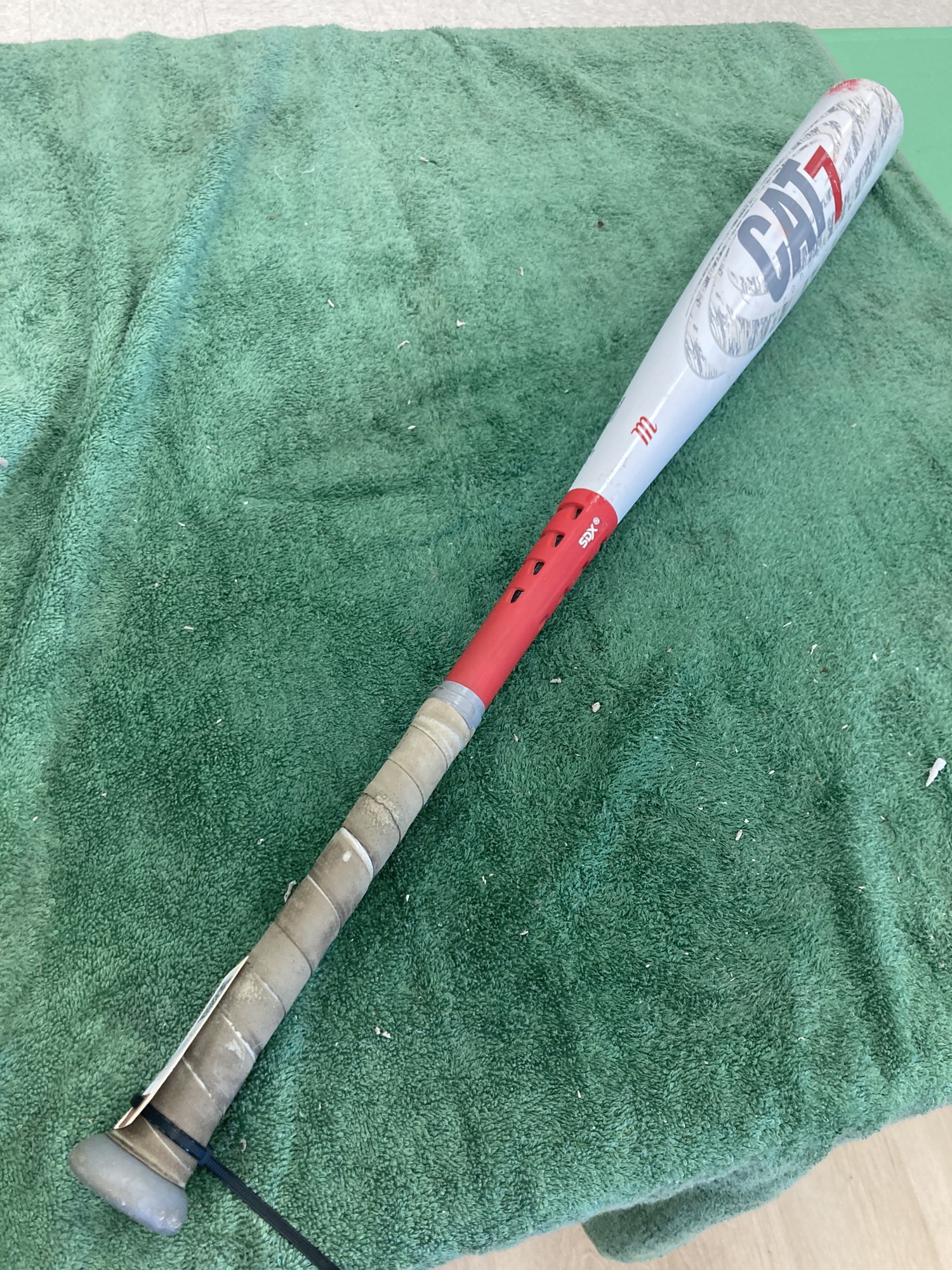 Used BBCOR Certified Marucci CAT 7 Alloy Bat -3 28OZ 31" | SidelineSwap