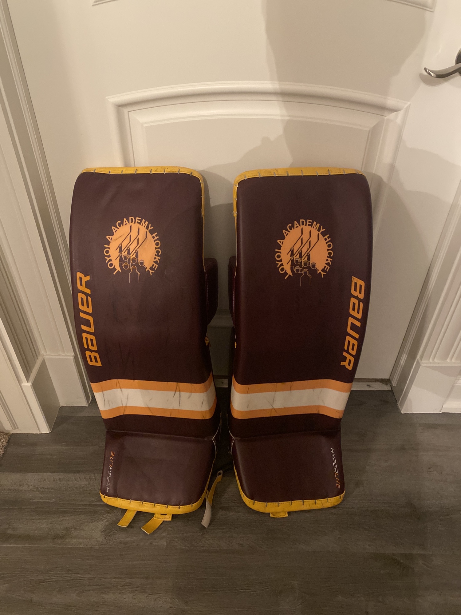 Custom Digiprint Bauer Hyperlight Legpads | SidelineSwap