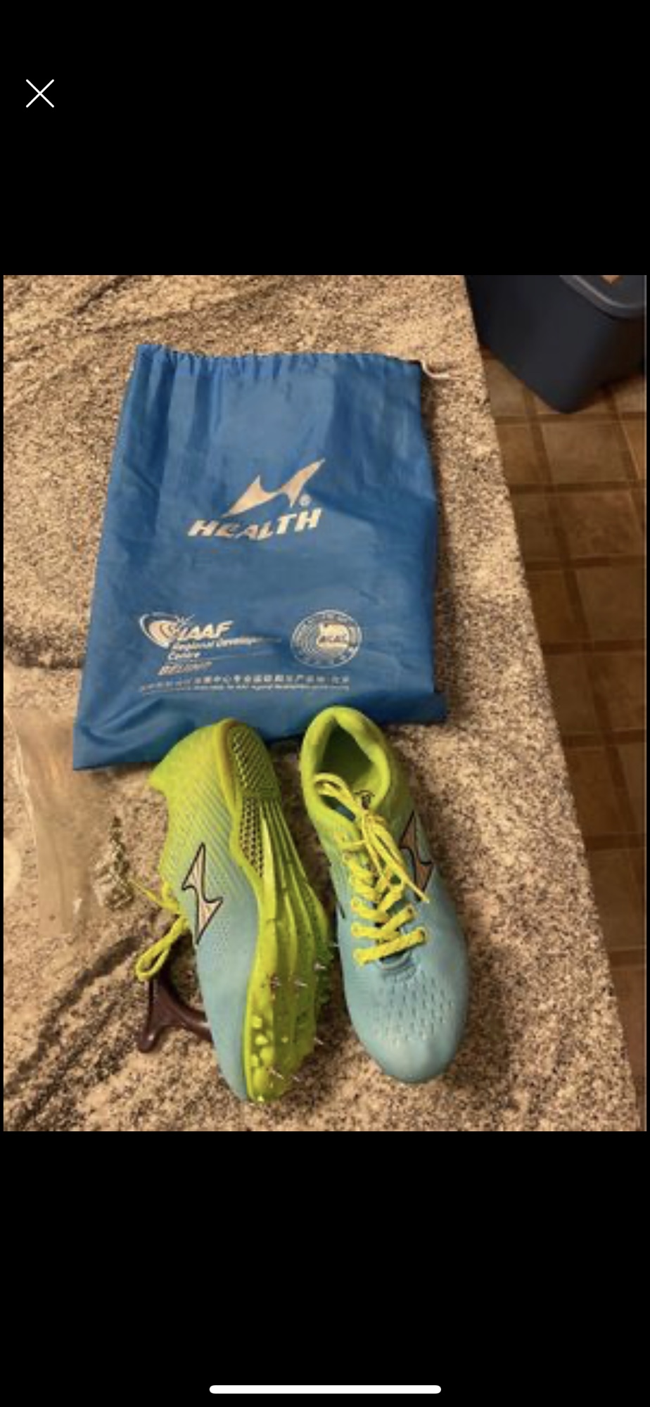 Health track spikes. Extra spikes, tools, and bag. Size 6 | SidelineSwap