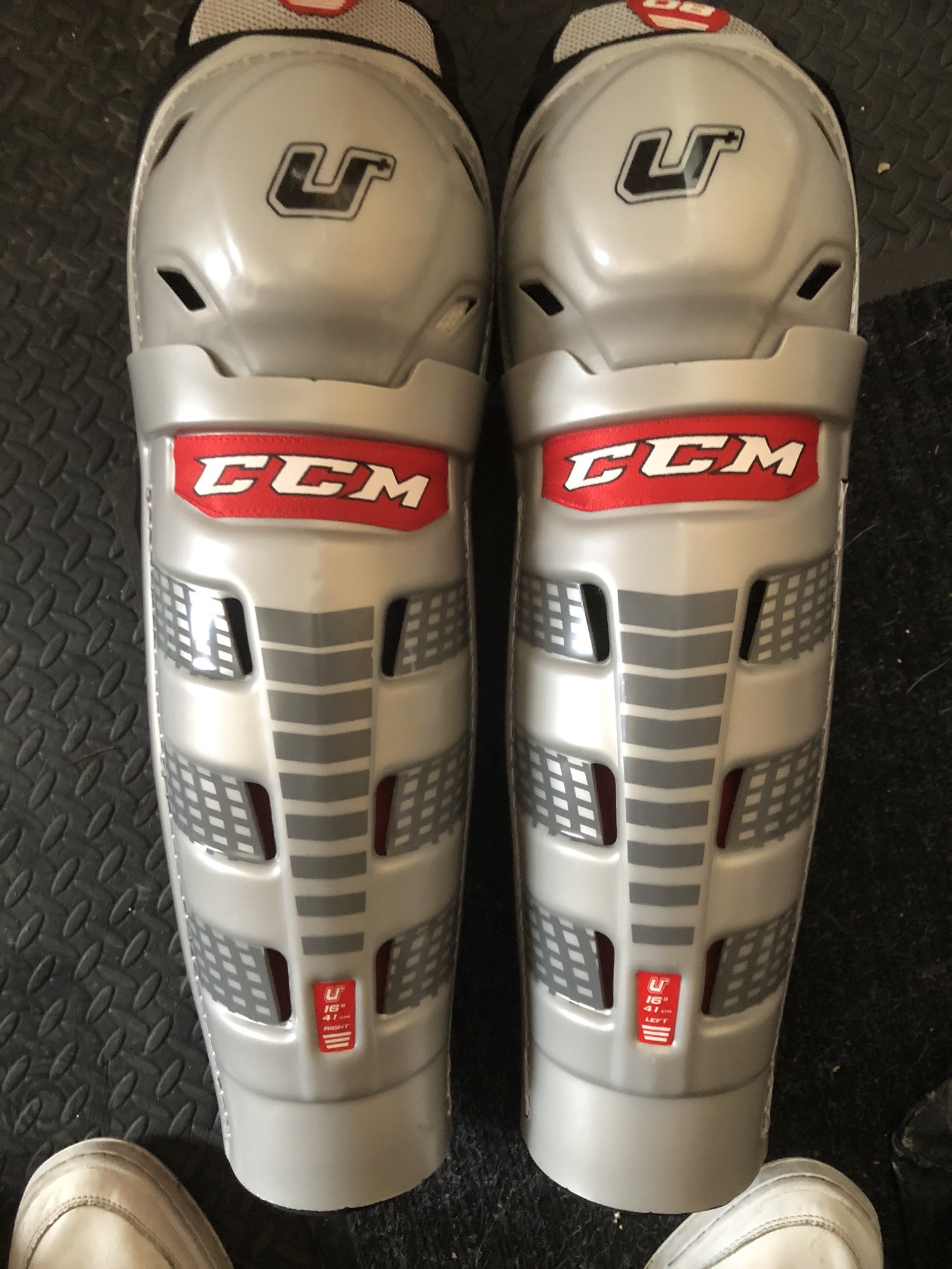CCM U+ Crazy Light Shin Pads | SidelineSwap