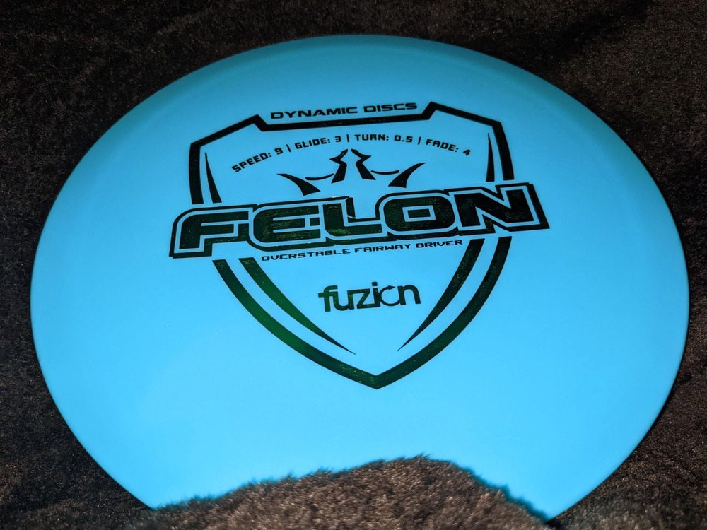 Dynamic Discs Fuzion Felon 169 g New Driver Blue | SidelineSwap