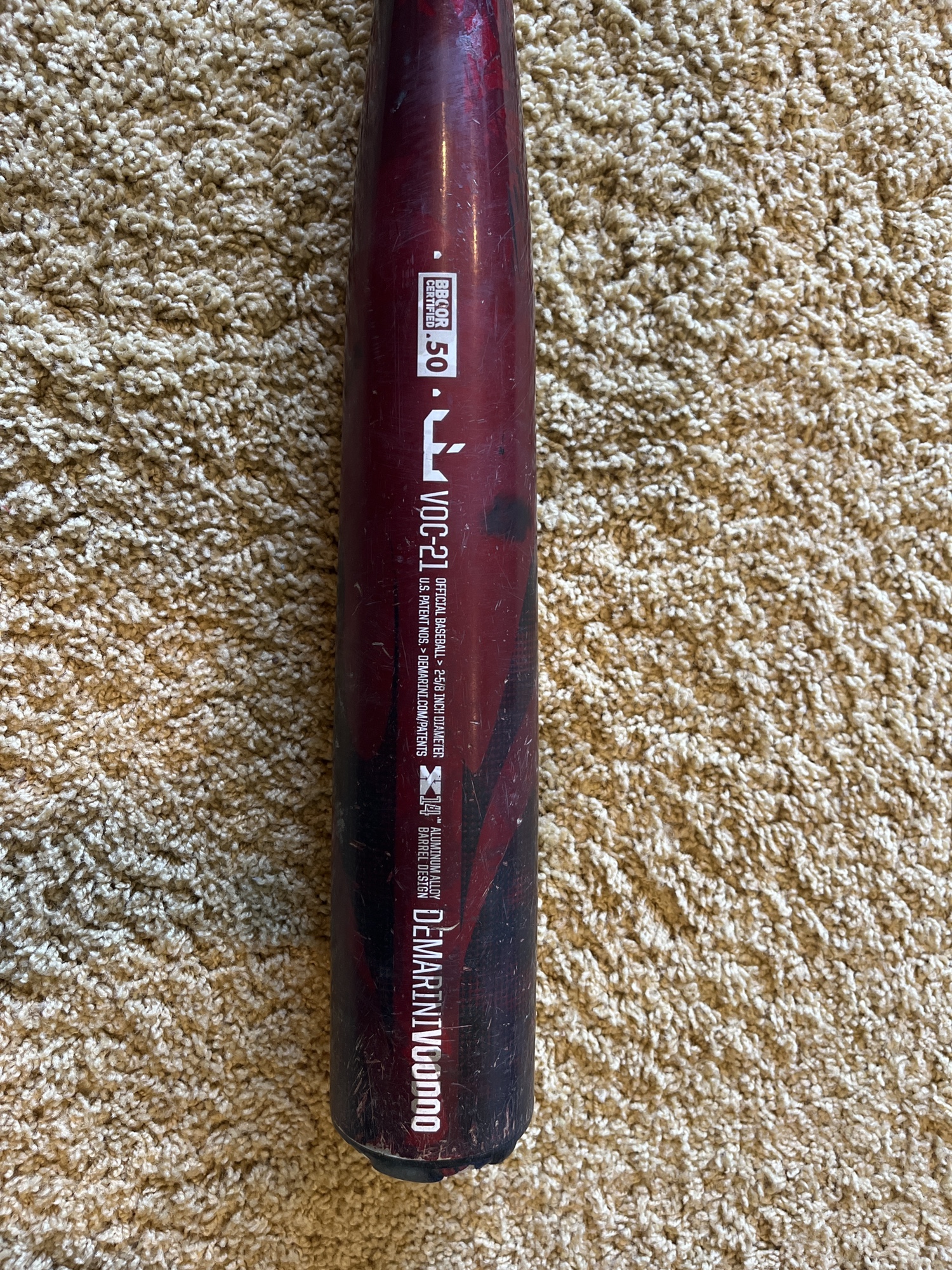 2021 Alloy (-3) 28 oz 31" Voodoo Bat | SidelineSwap