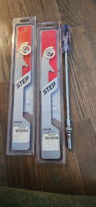 2 pairs Step Steel ST Speed 272 runners for LS2 + replacement tool ...