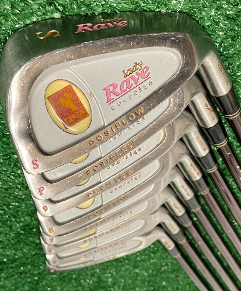 Square Two Lady Rave Iron Set 4-PW+SW RH Ladies Flex Graphite (5i/37 ...
