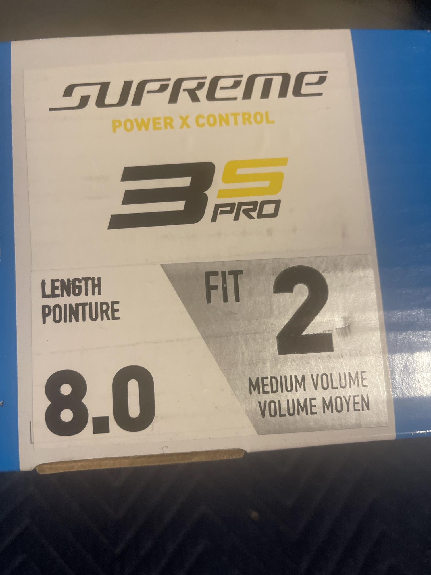 New Bauer Size 8 Fit-2 Supreme 3S Pro Hockey Skates | SidelineSwap