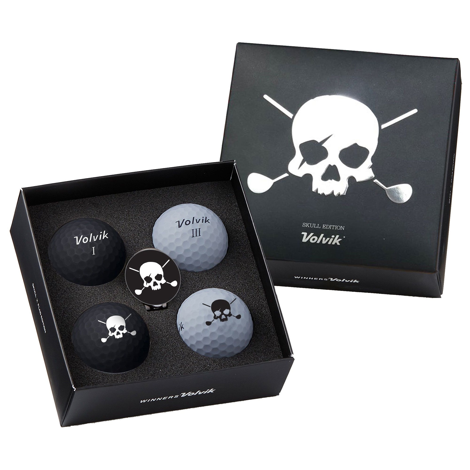 Volvik Skull and Crossbones Golf Balls - 4 Pack | SidelineSwap