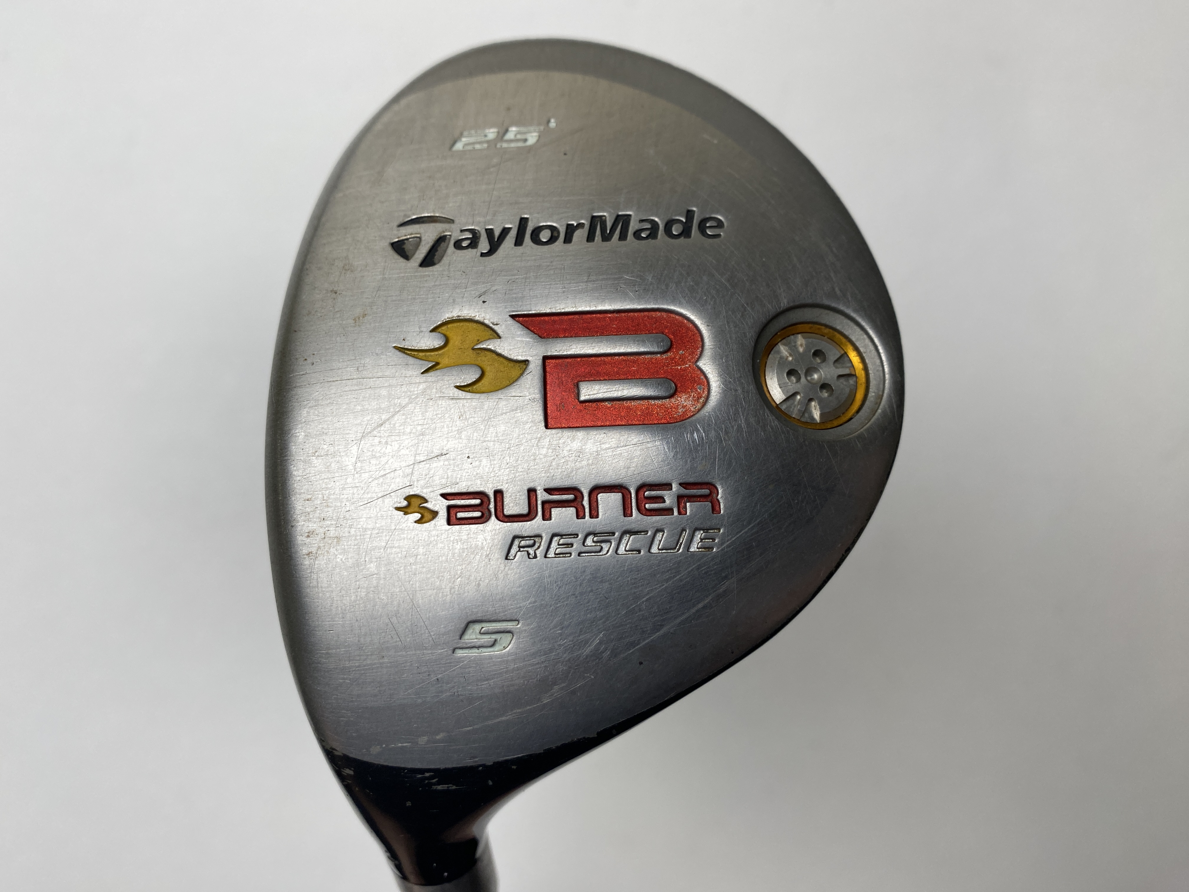 Taylormade 2008 Burner Rescue 5 Hybrid 25* REAX 60g Regular Graphite ...