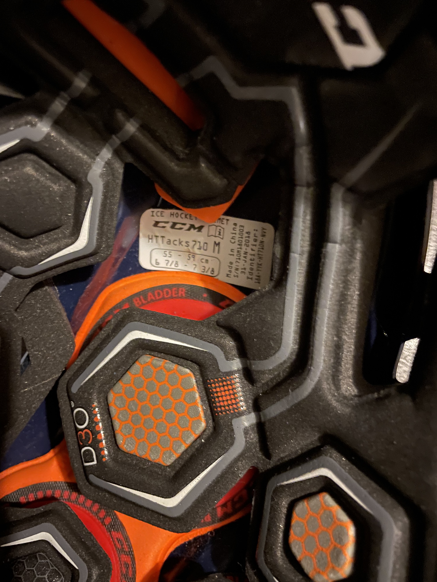 CCM 710 Navy Medium Helmet | SidelineSwap