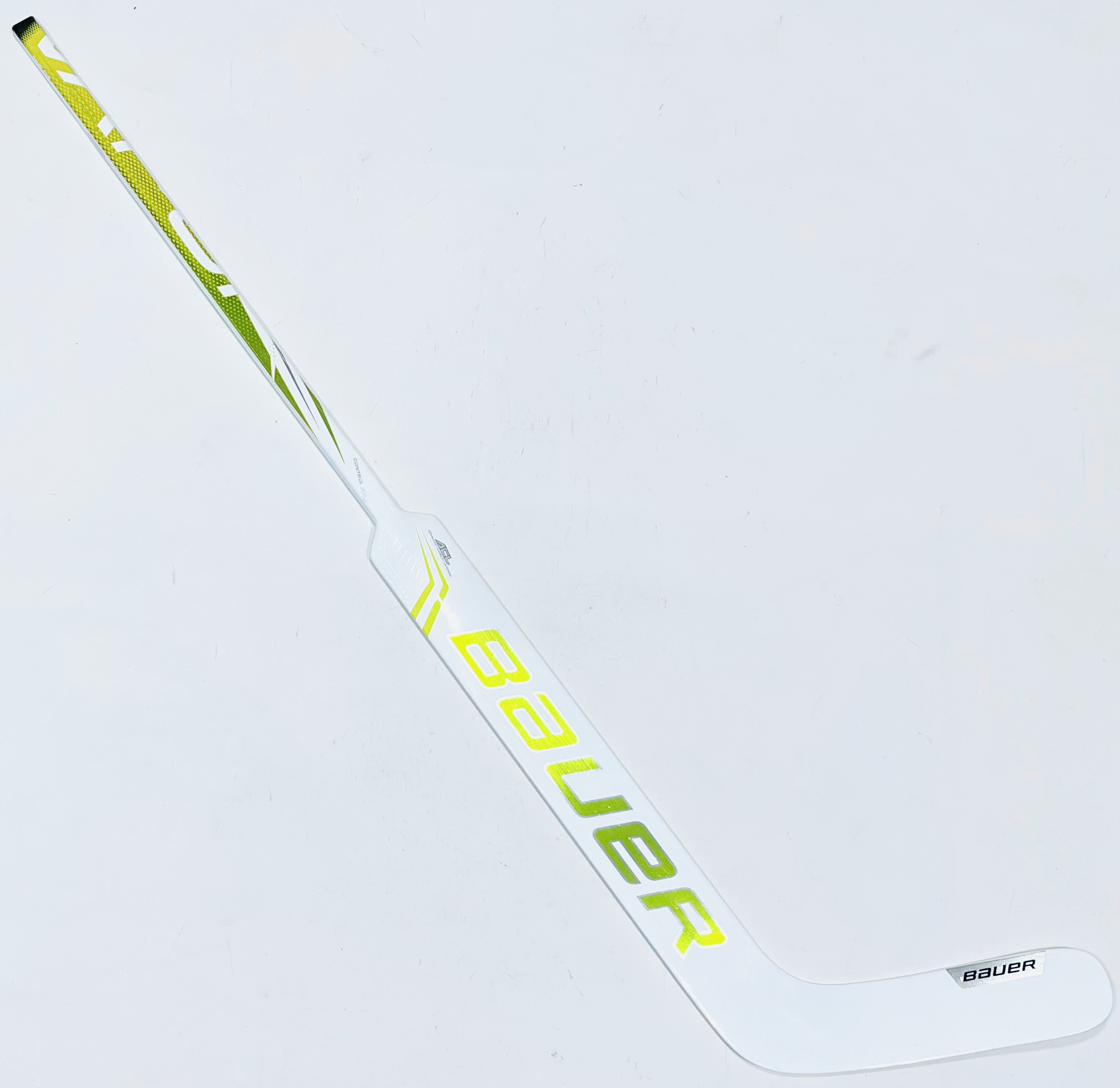 New Custom White & Gold Bauer Vapor 2X Pro Goalie Stick-Regular-Carey ...