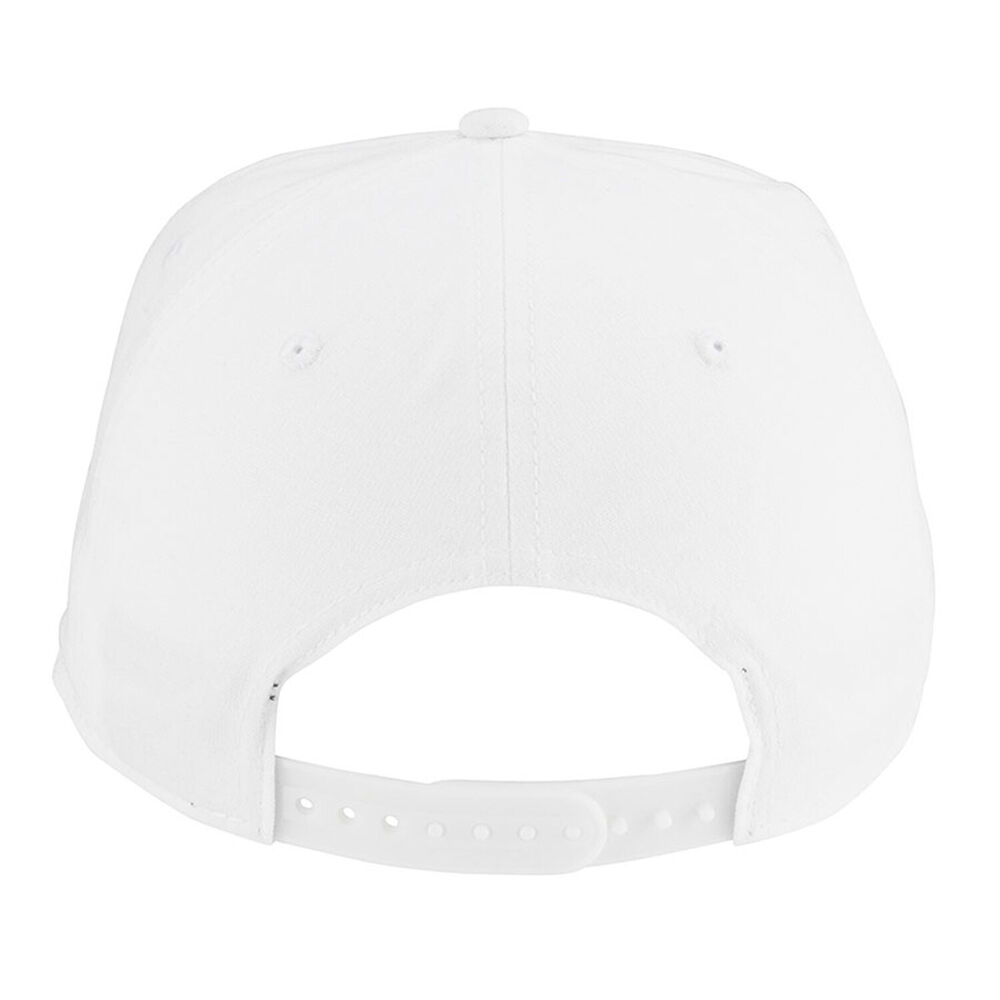 NEW TaylorMade 5 Panel Flatbill White Snapback Golf Hat/Cap | SidelineSwap