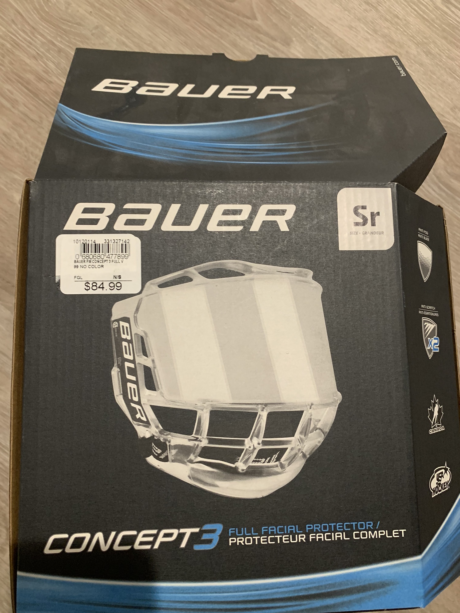 Bauer Shield Concept 3 Full Shield | SidelineSwap