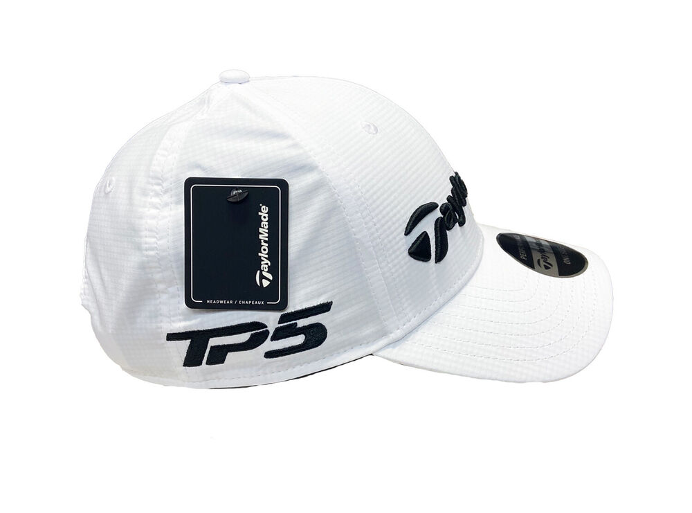 NEW TaylorMade Tour Radar TP5/Stealth 2 White Adjustable Golf Hat/Cap ...