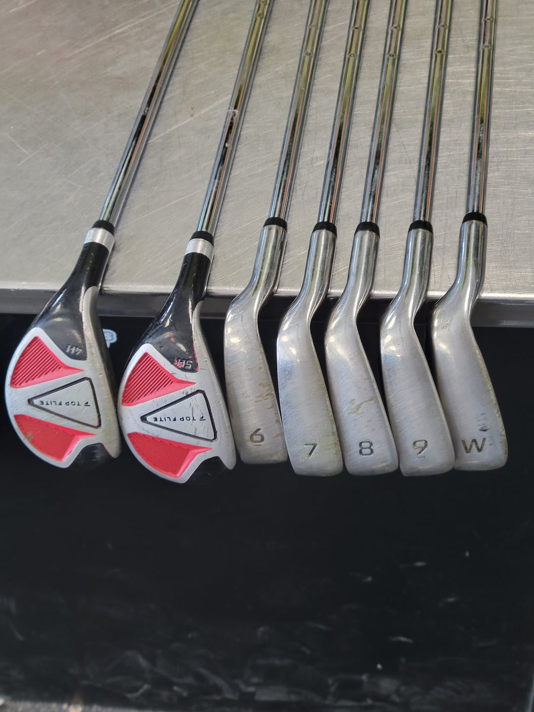 Used Top Flite Starter Set 4i-pw Regular Flex Steel Shaft Iron Sets ...