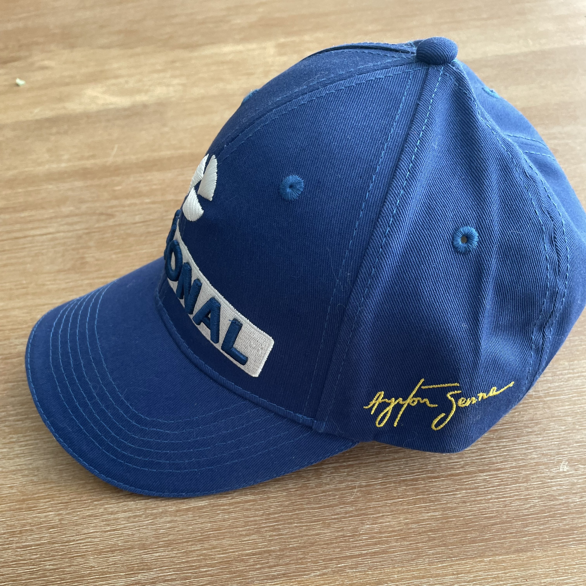 Ayrton Senna Nacional Formula 1 Racing Replica Hat | SidelineSwap