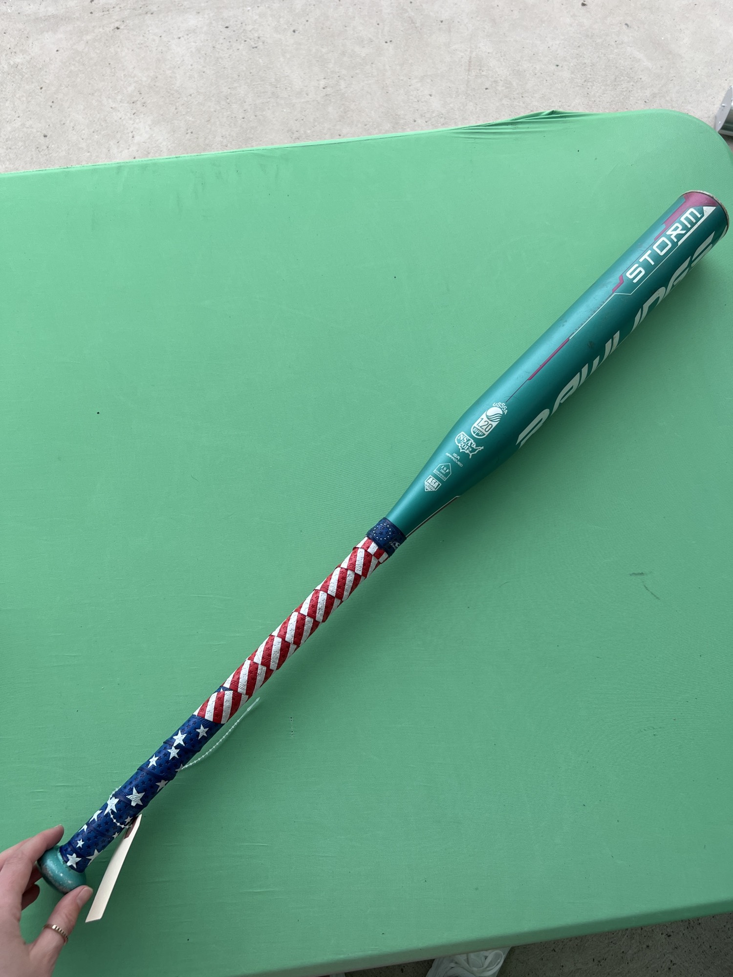 Used Rawlings Storm Alloy Bat -13 18OZ 31" | SidelineSwap