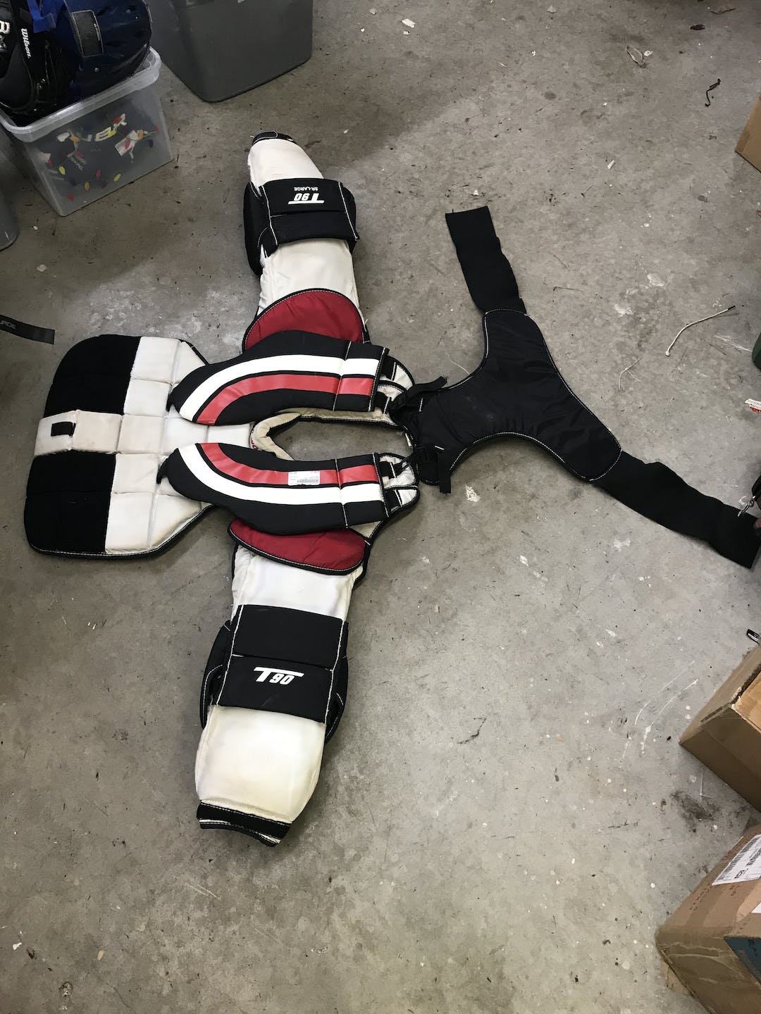 Used Sher-wood T90 Lg Goalie Body Armour | SidelineSwap