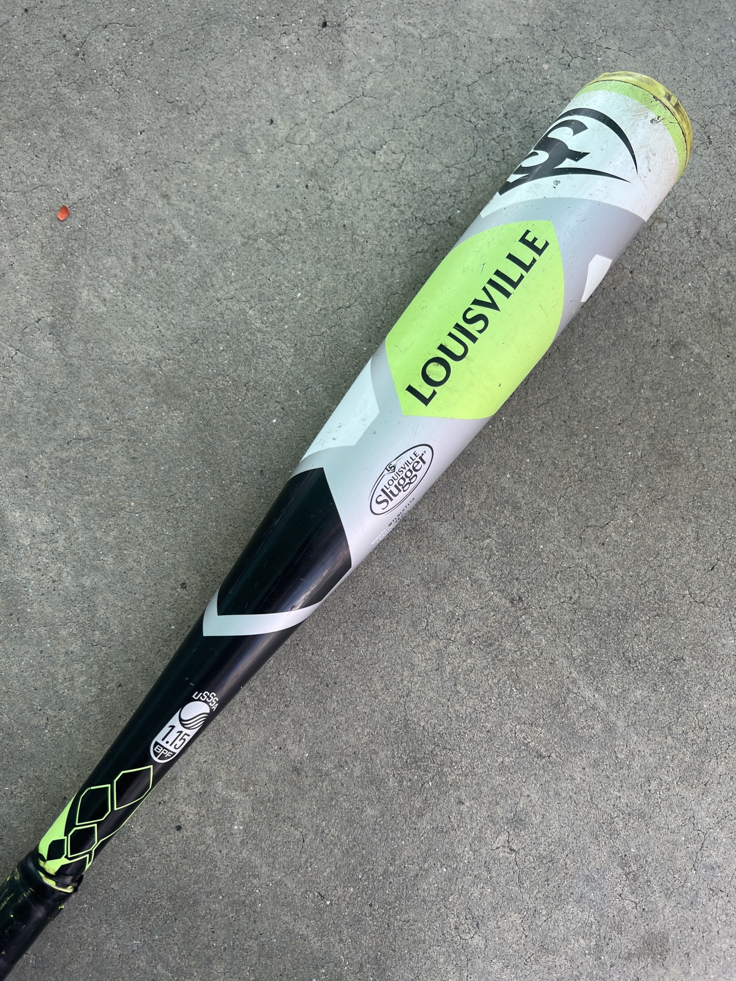 Used USSSA Certified Louisville Slugger Catalyst Alloy Bat -12 16OZ 28 ...