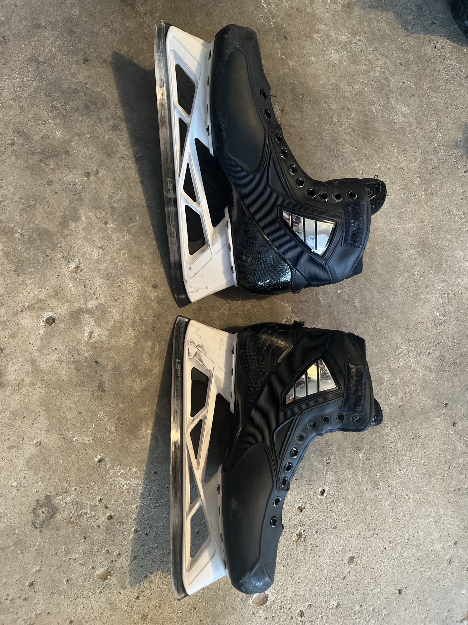 True Pro Stock Size 9 Custom Pro Hockey Goalie Skates | SidelineSwap