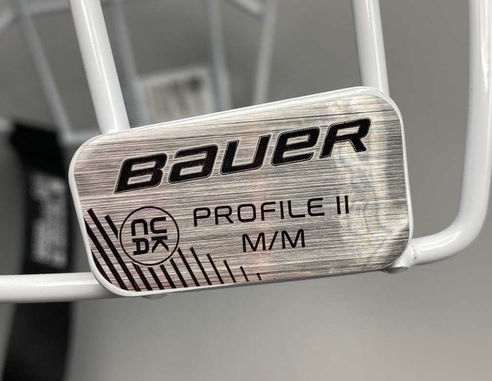 NEW Bauer Profile II White Cage, Medium | SidelineSwap