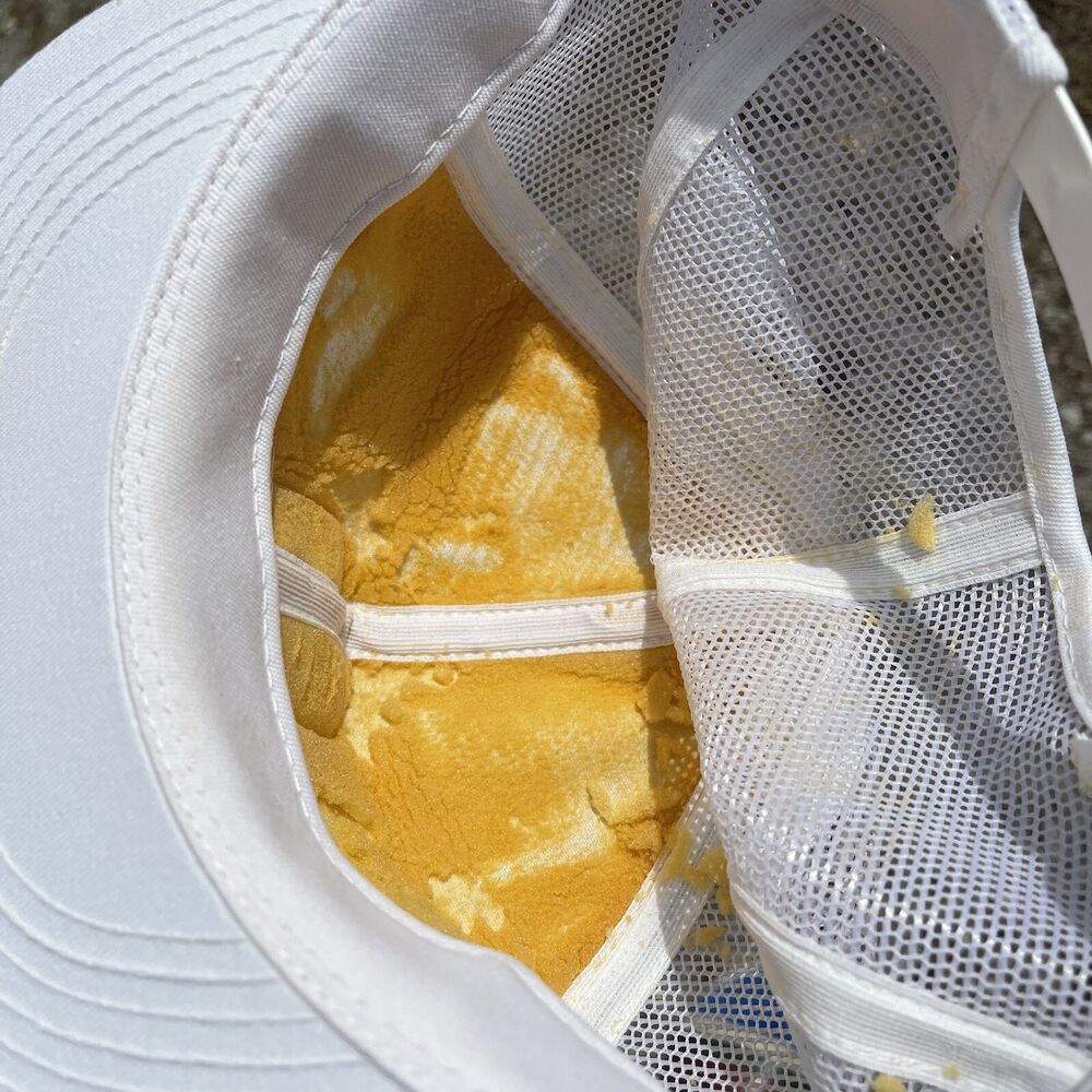 Vintage 1980s Renk Seeds Patch White Trucker Snapback Mesh Hat Rare ...