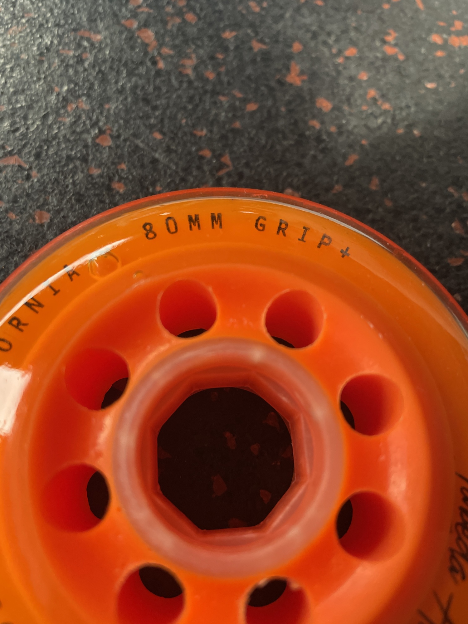 Orange 80mm Labeda Addiction Grip+ Wheels 4-Pack | SidelineSwap