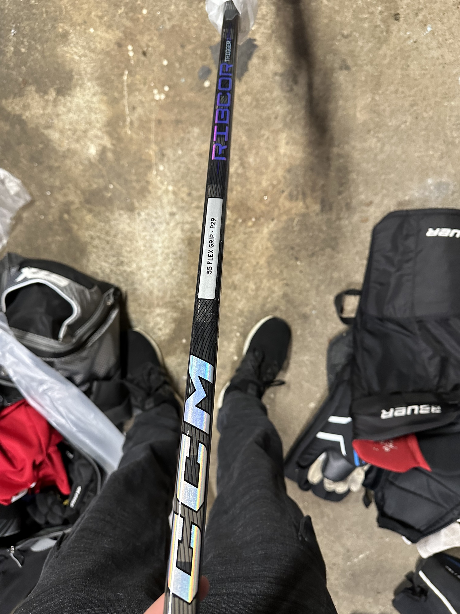 New! CCM Ribcor Trigger 7 Pro RH 55 Flex Intermediate | SidelineSwap