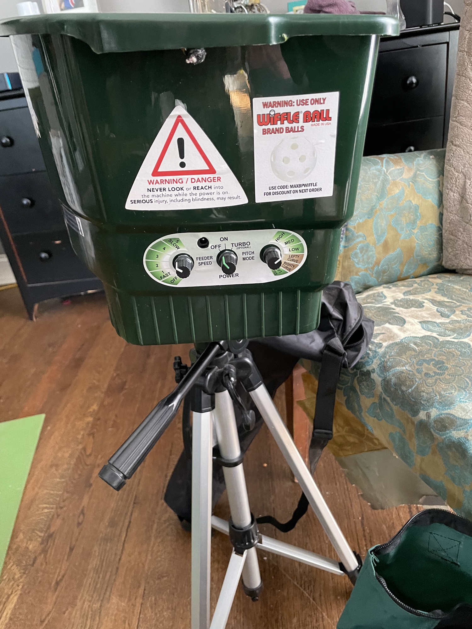 Maxbp Reaction Training Wiffle Ball Pitching Machine Sidelineswap