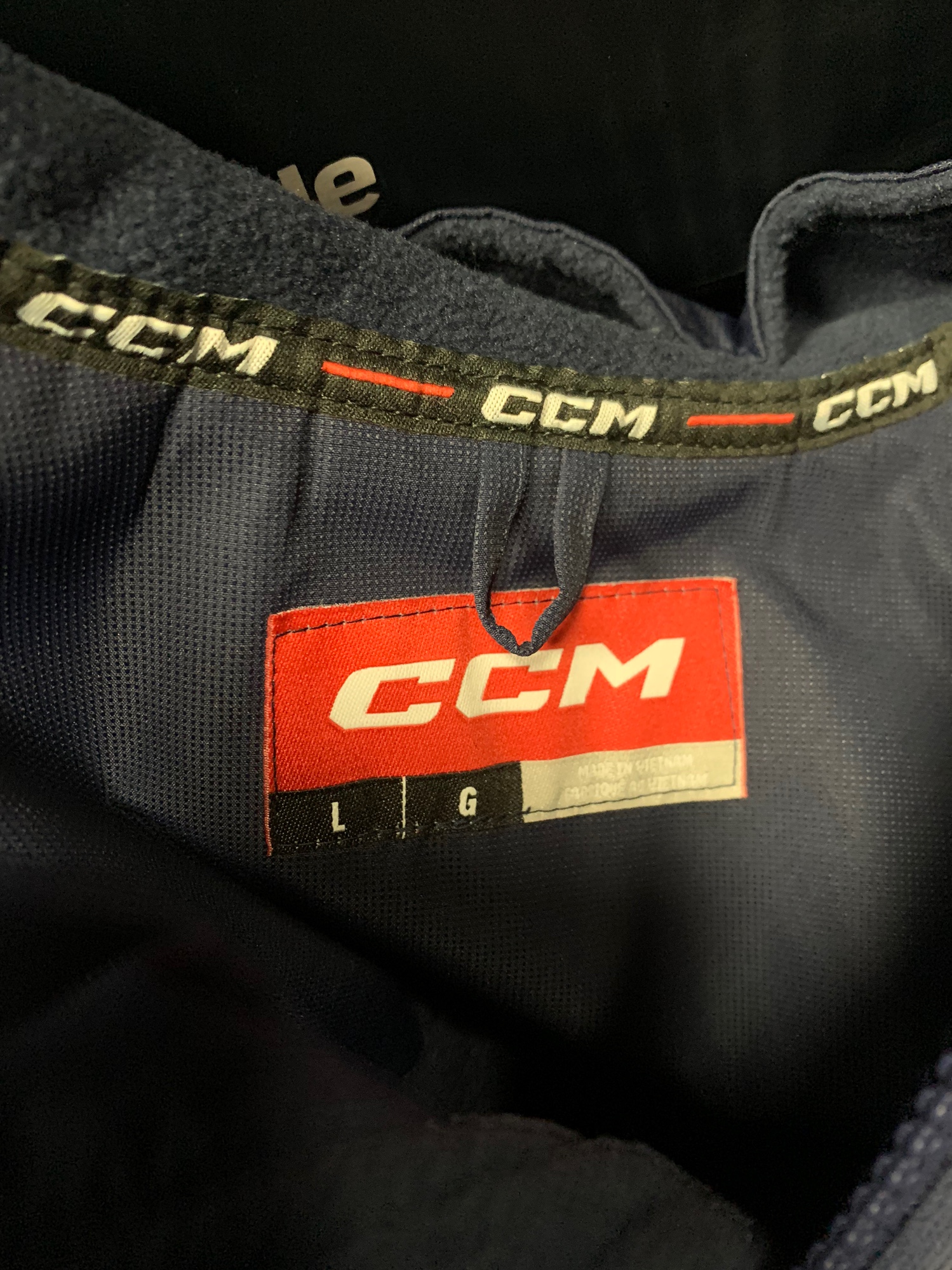 CCM Navy Midweight Jacket & Tapered Locker Pant Adult Large | SidelineSwap
