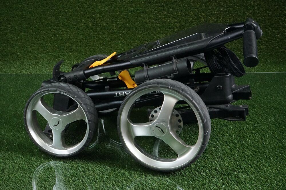 SUN MOUNTAIN MICRO CART PUSH PULL 4 WHEEL GOLF PUSHER, BLACK | SidelineSwap