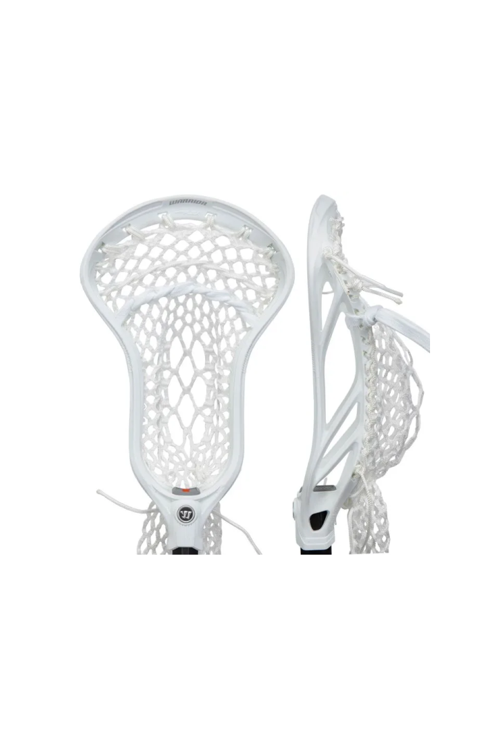 NEW Warrior Burn XP-O Offense Lacrosse Head Strung w/ ISO Mesh (White ...