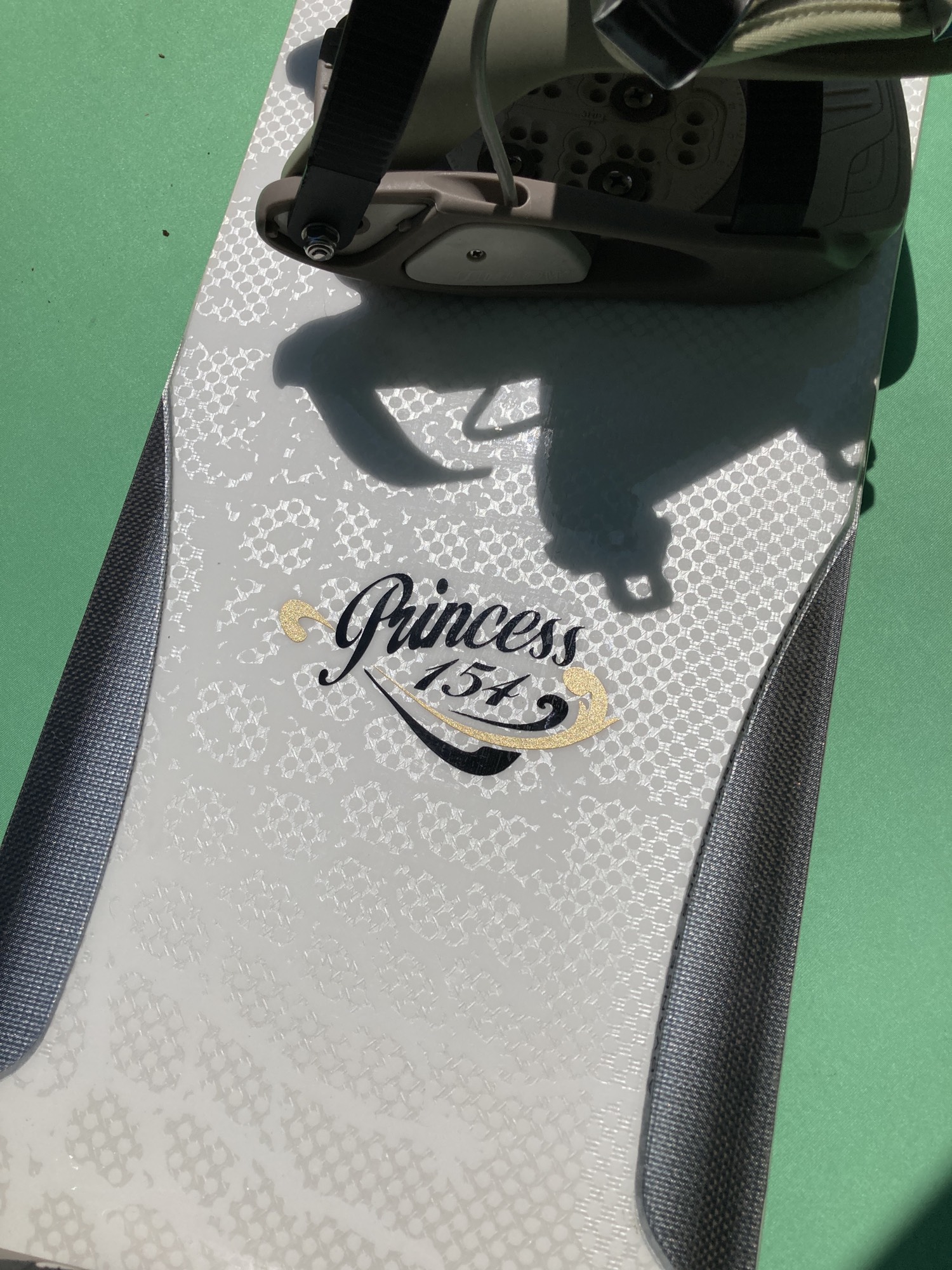 Used Nidecker Princess 154 CM Women's Snowboard W/ Flow AMP 5 Bindings ...