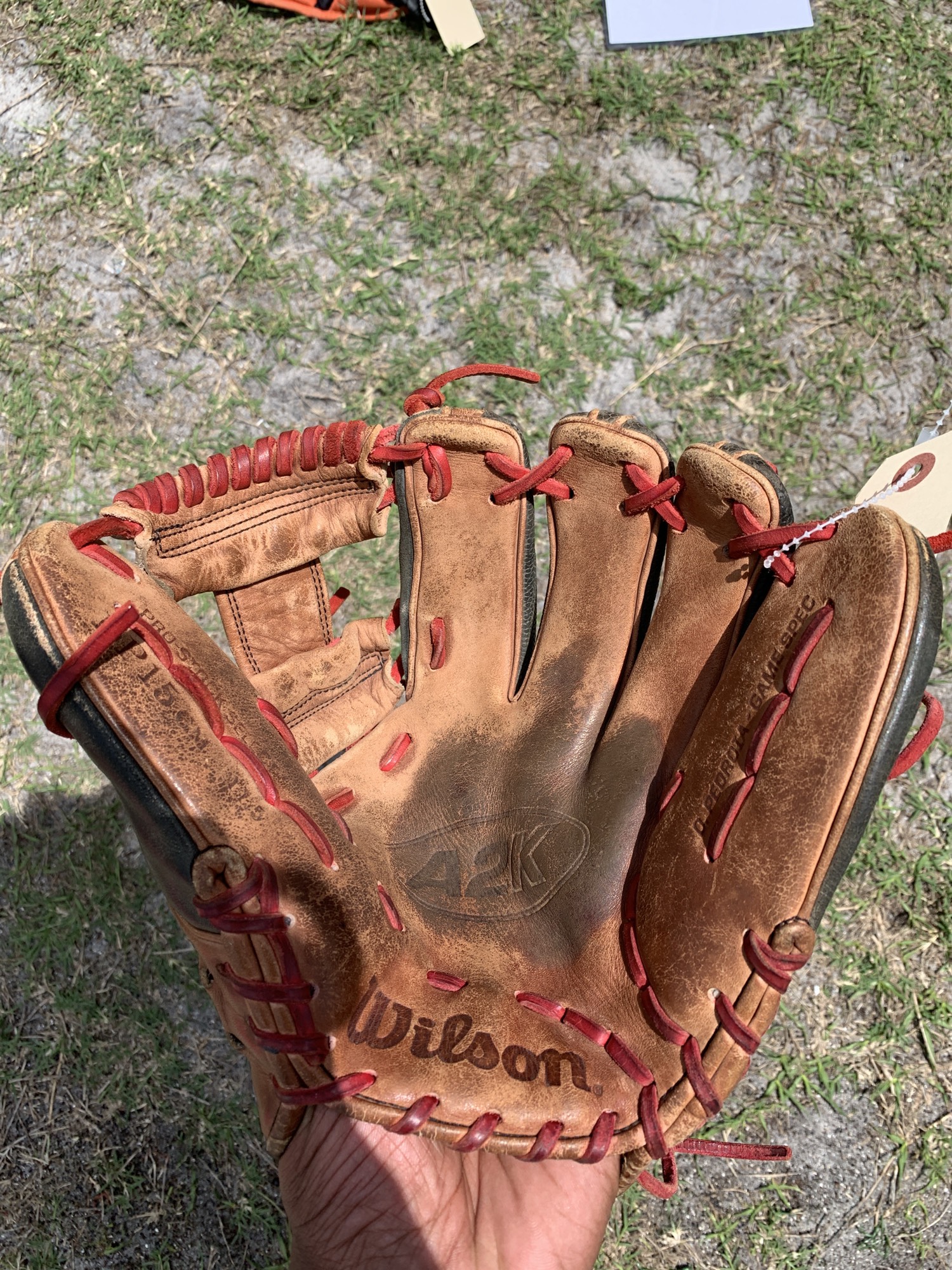 Used Wilson A2000 DP15 Right Hand Throw Infield Baseball Glove 11.5 ...