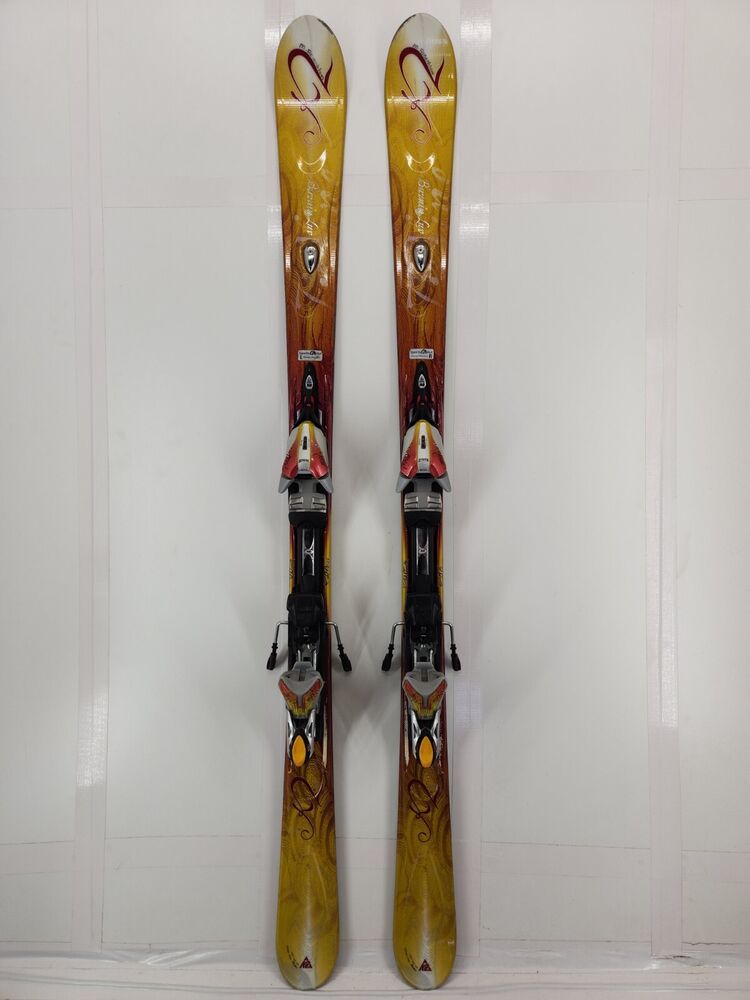 DEMO 146 cm K2 Burnin' Luv All Mountain Women's Ski w/ Marker Mod 11 Bindings | SidelineSwap