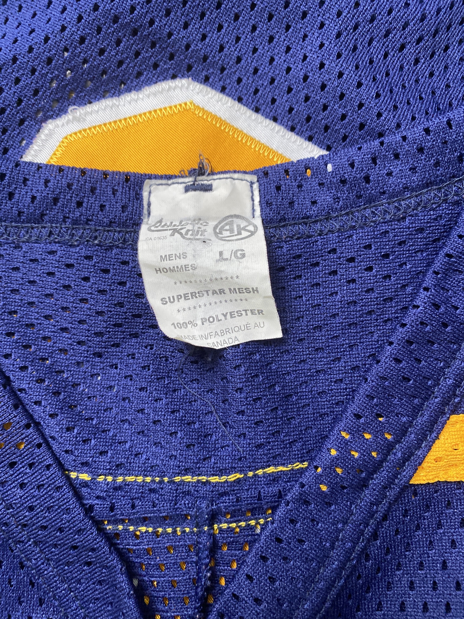 AK SR L “blue devils” air knit jersey | SidelineSwap