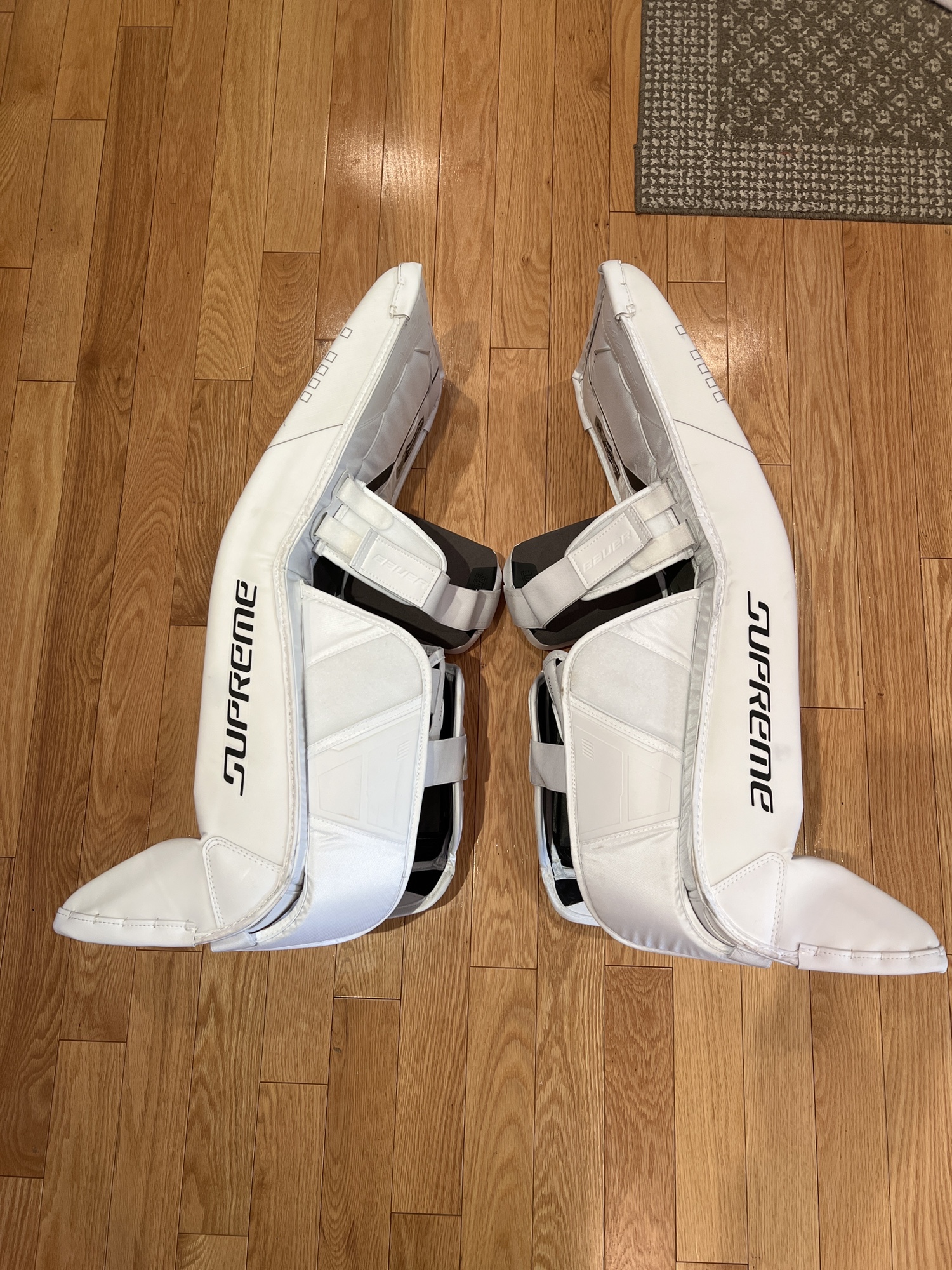 Like New Medium Bauer MACH Goalie Leg Pads | SidelineSwap