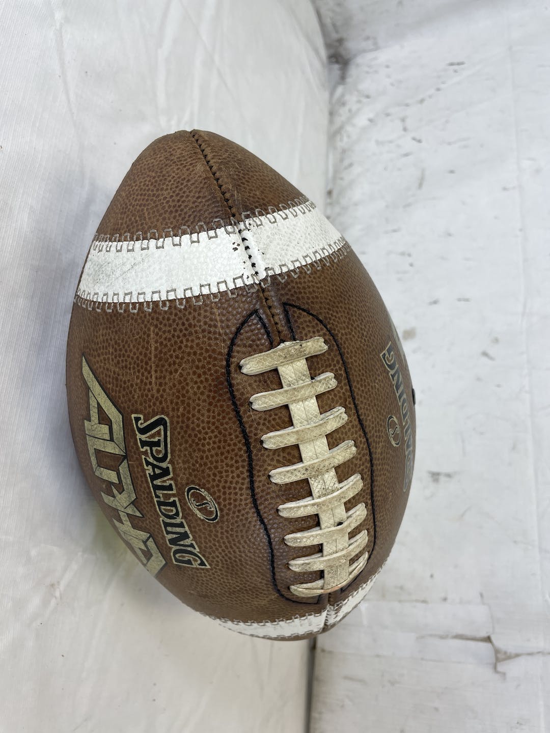 Used Spalding Alpha Leather Nfhs Football | SidelineSwap