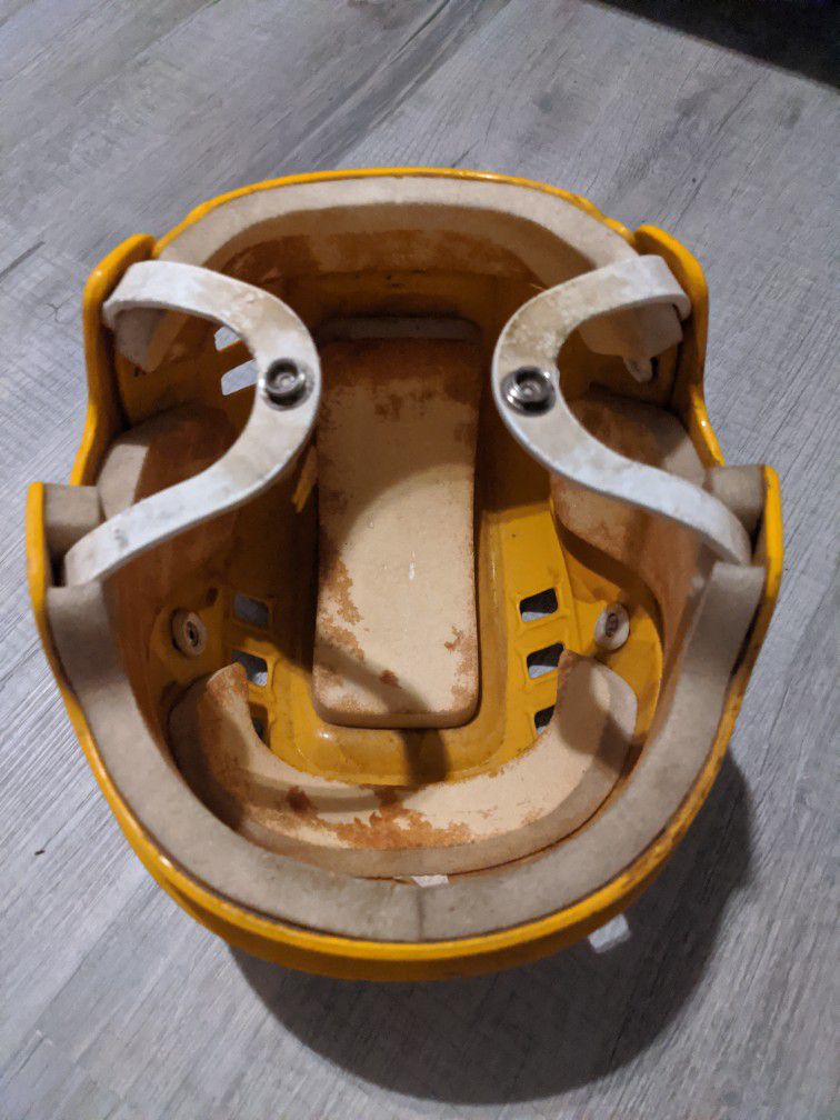 RARE Cooper SK 600 SK600 Yellow Hockey Helmet Vintage | SidelineSwap