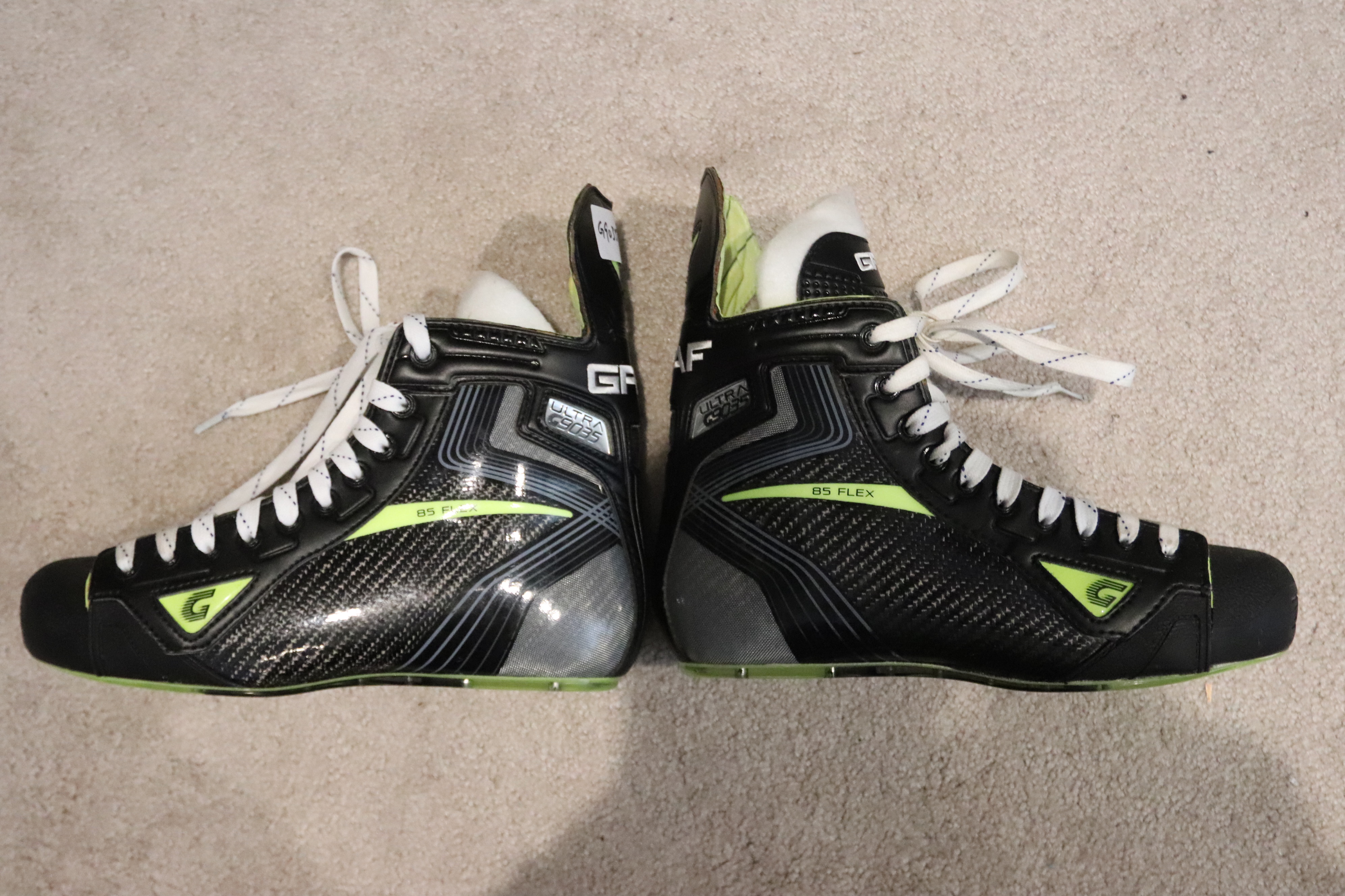 Graf Supra 705 and Ultra G9035 Hockey Skates - Size 8R - Packaged Deal ...