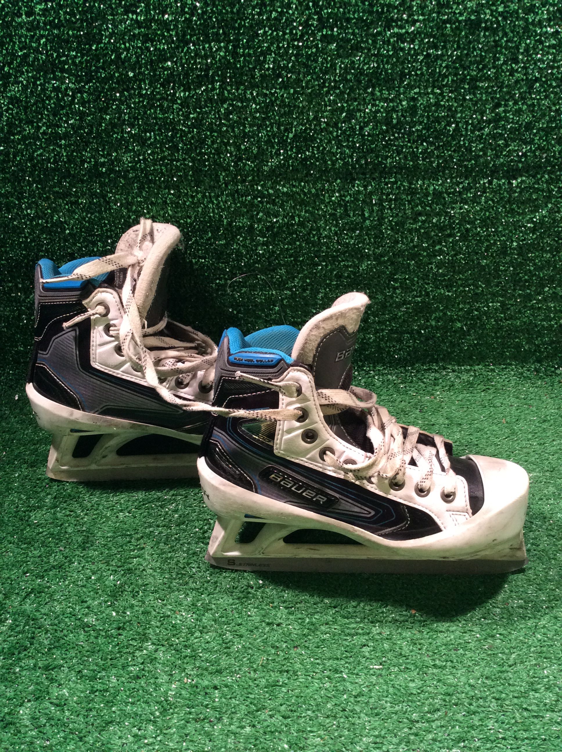 Bauer Reactor 9000 Hockey Goalie Skates 4.5D Skate Size | SidelineSwap